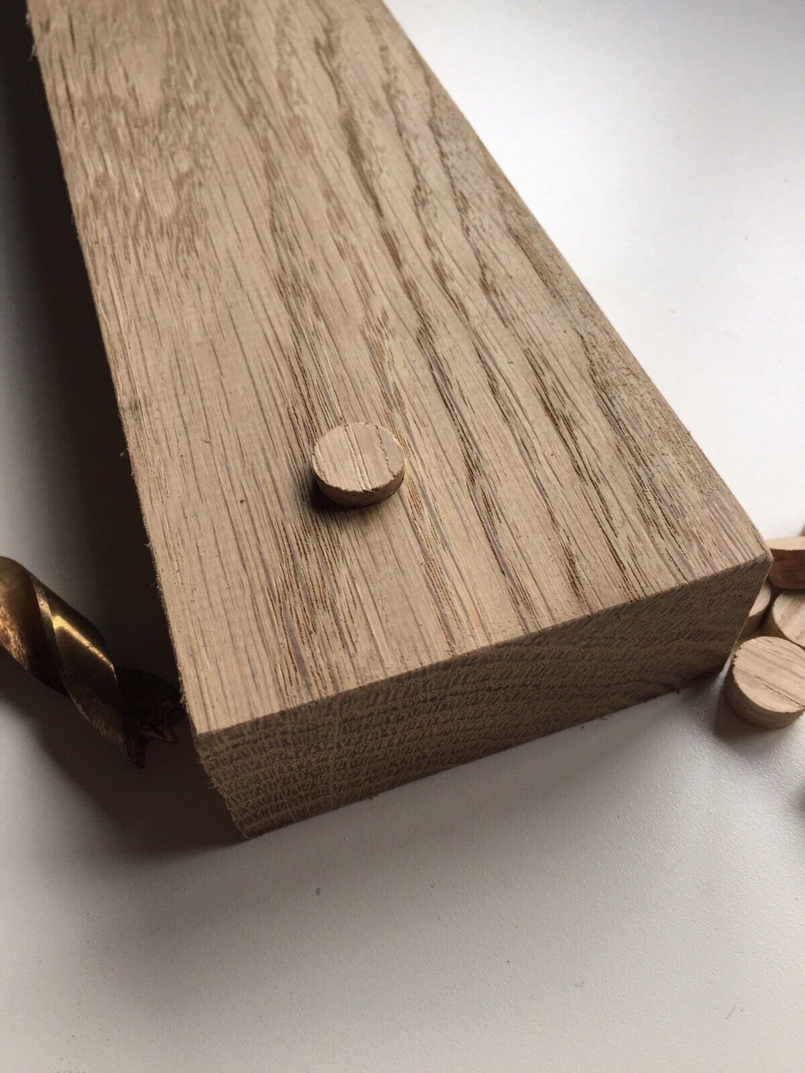 10 Oak Plugs 12mm, Oak Pellets, Tapered Oak Plugs Hand Cut Cross Grain ...