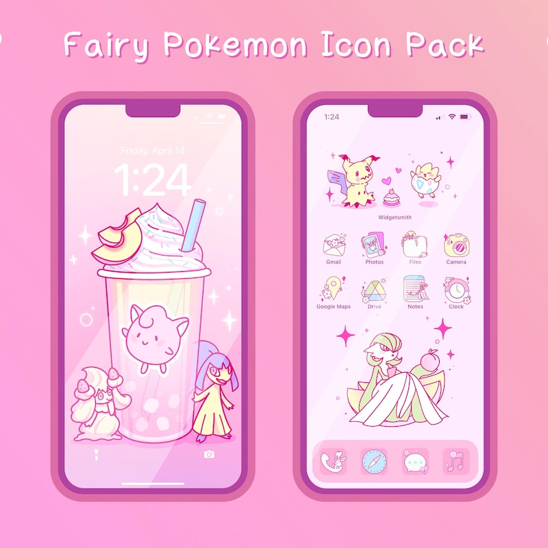 Kawaii App Icons - Etsy