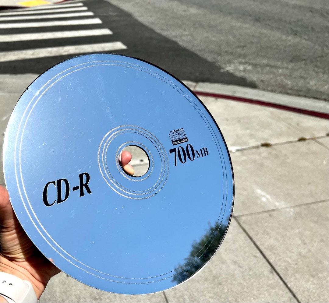 CD Mirror Decorative Mirror 90s Wall Art Y2K Decor - Etsy