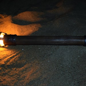 LED Flame Torch: Medieval LARP Cosplay Prop, Handmade - Etsy