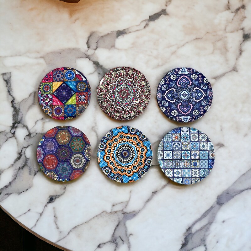 Moroccan Coasters - Etsy