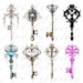 50+ Keys Clipart, Key PNG, Fantasy Keys Jpg, Gothic Keys, Ornate Key ...