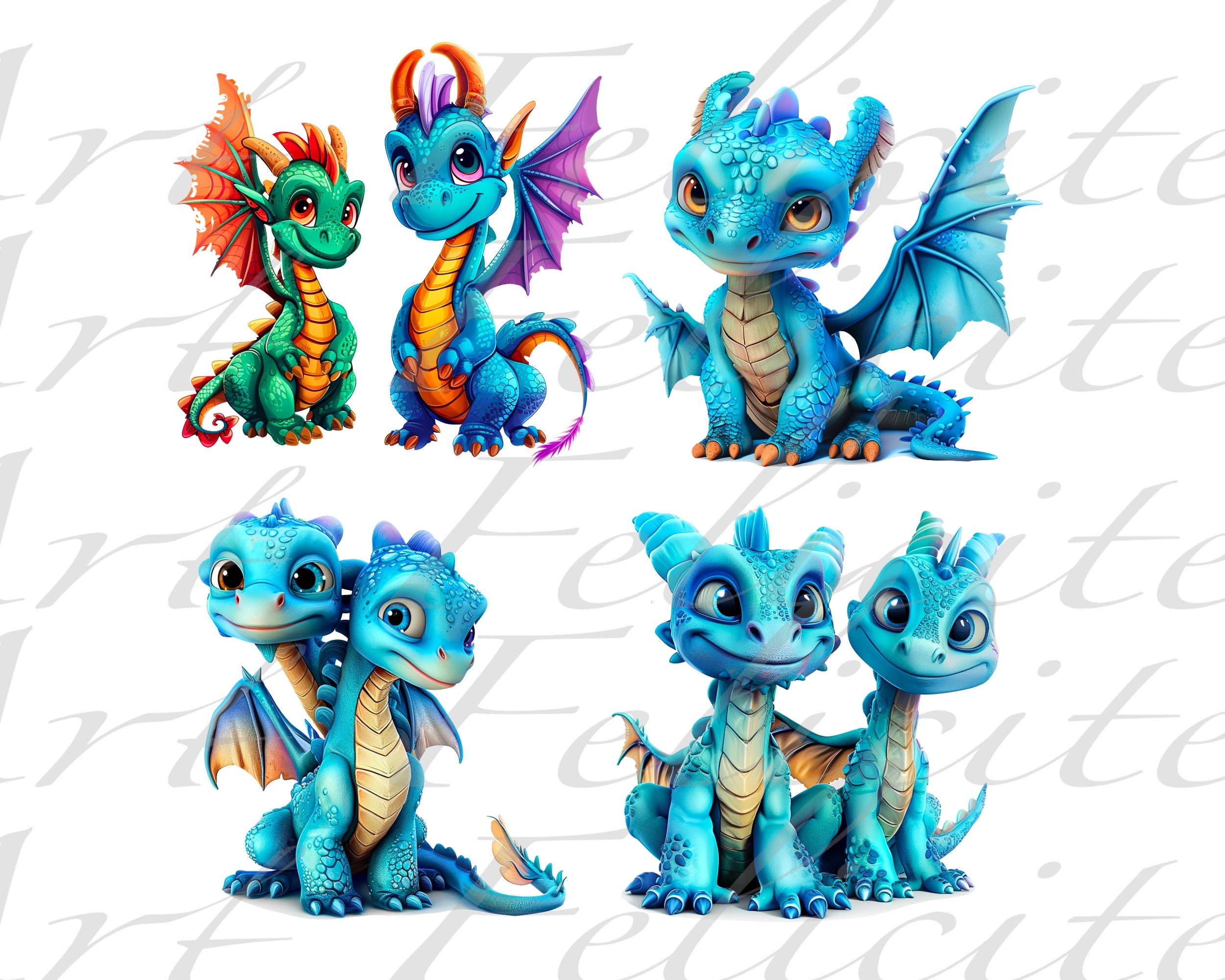 60 Fantasy Dragon Clipart PNG, Baby Dragon Png, Dragon Clipart ...