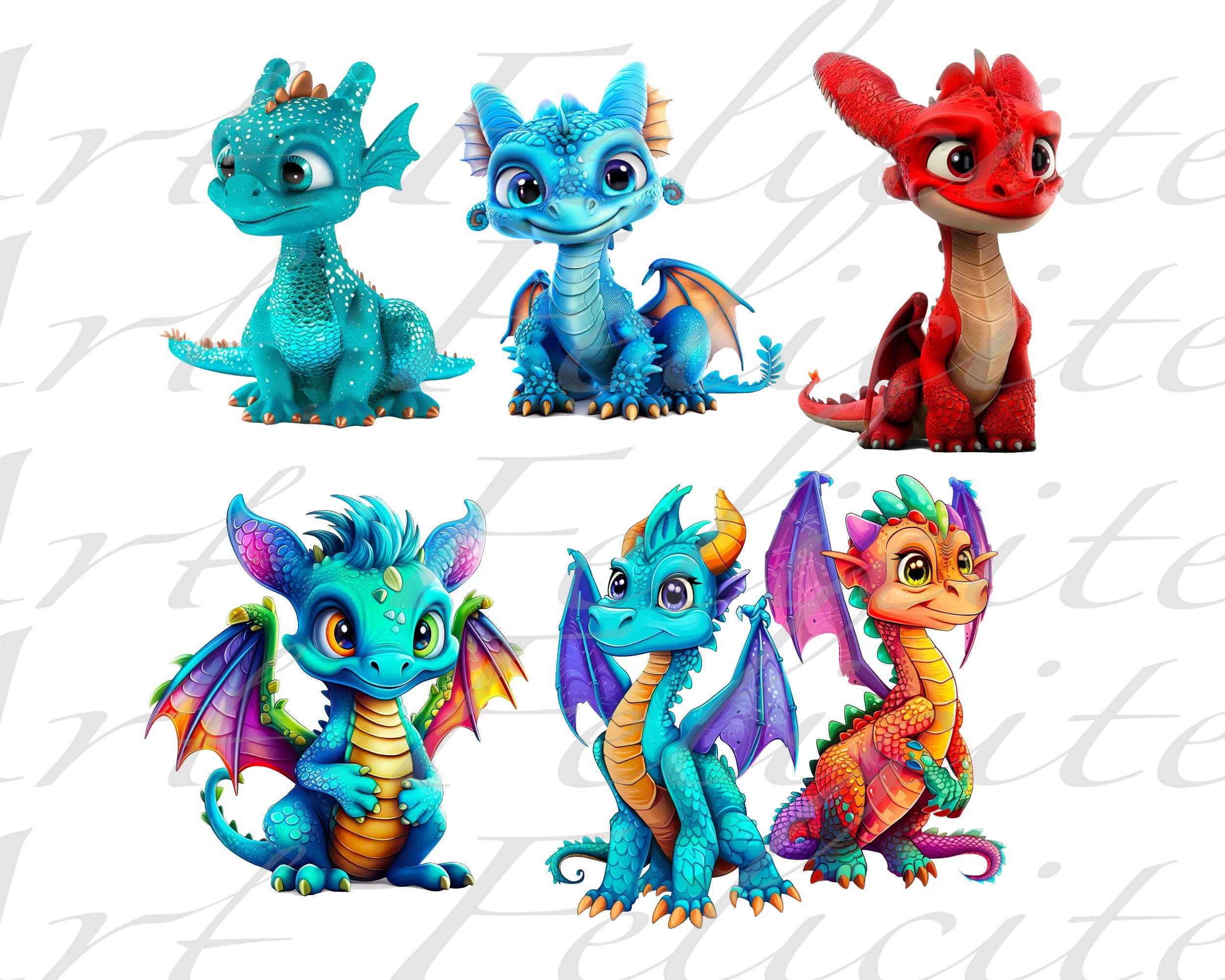 60 Fantasy Dragon Clipart PNG, Baby Dragon Png, Dragon Clipart ...