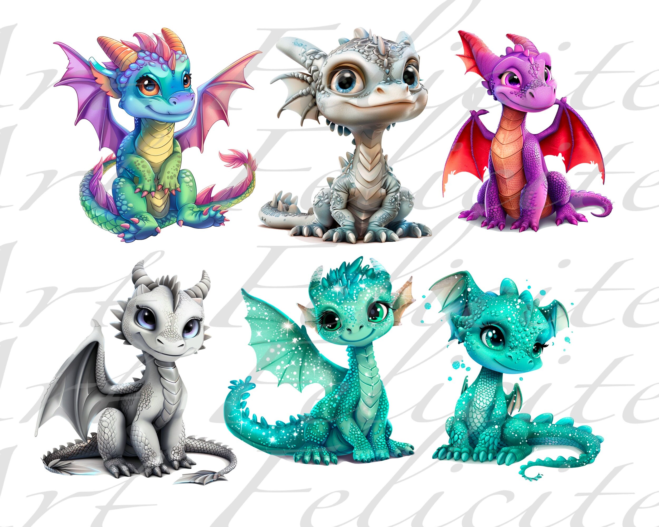 60 Fantasy Dragon Clipart PNG, Baby Dragon Png, Dragon Clipart ...