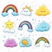 150+ Rainbows Clipart Bundle, Clouds Clipart, Transparent Clipart PNG ...