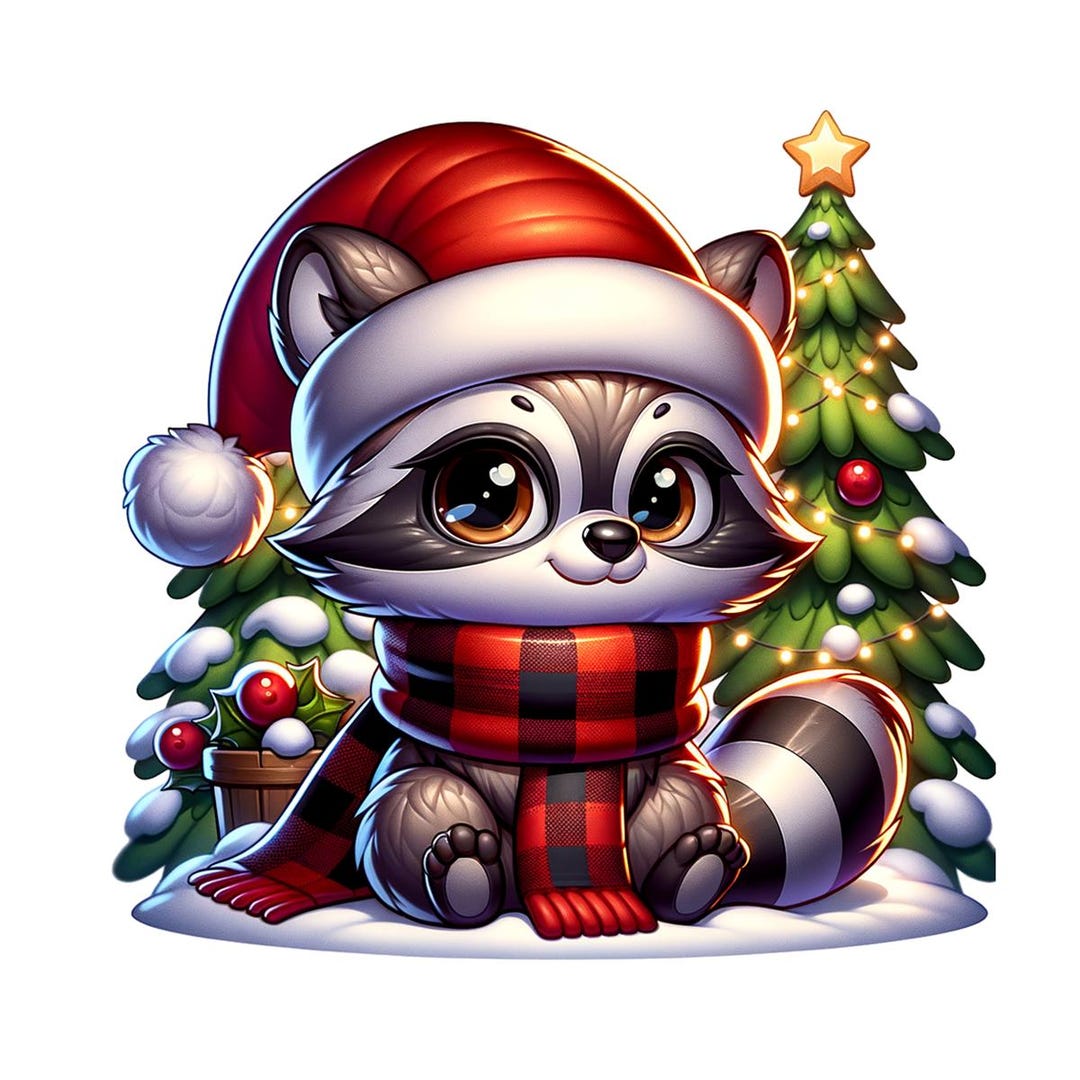 Christmas Raccoon raccoon Png raccoon Clipart Transparent Background ...