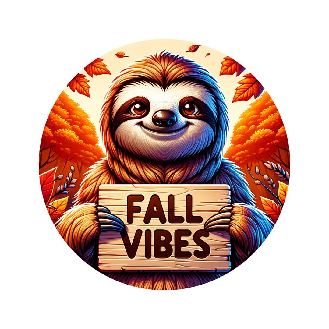 Sloth Png Sloth Clipart Halloween Fall Autumn Transparent Background ...