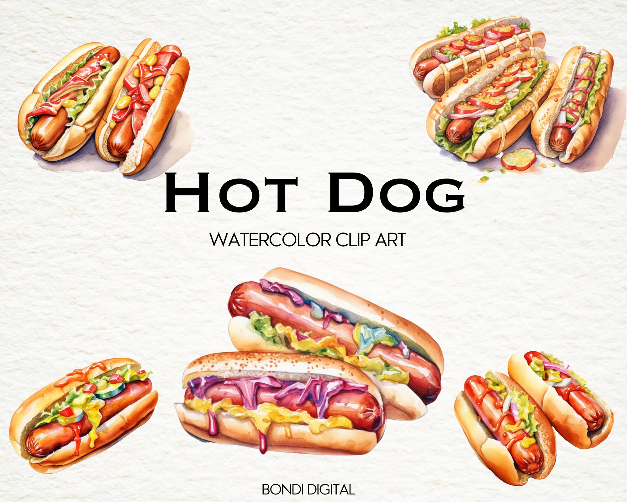 Hot Dog Clip Art
