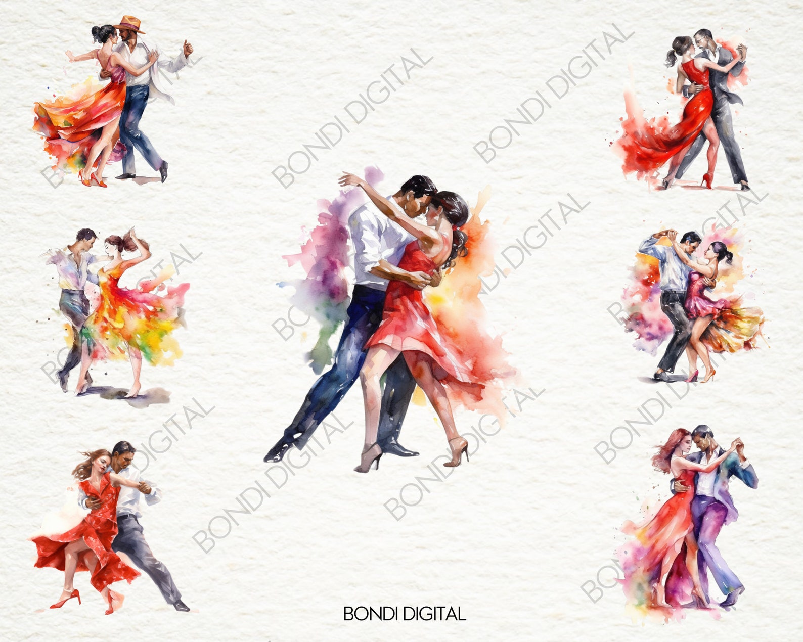 Watercolor Salsa Clipart | PNG Format for Commercial Use, Instant ...