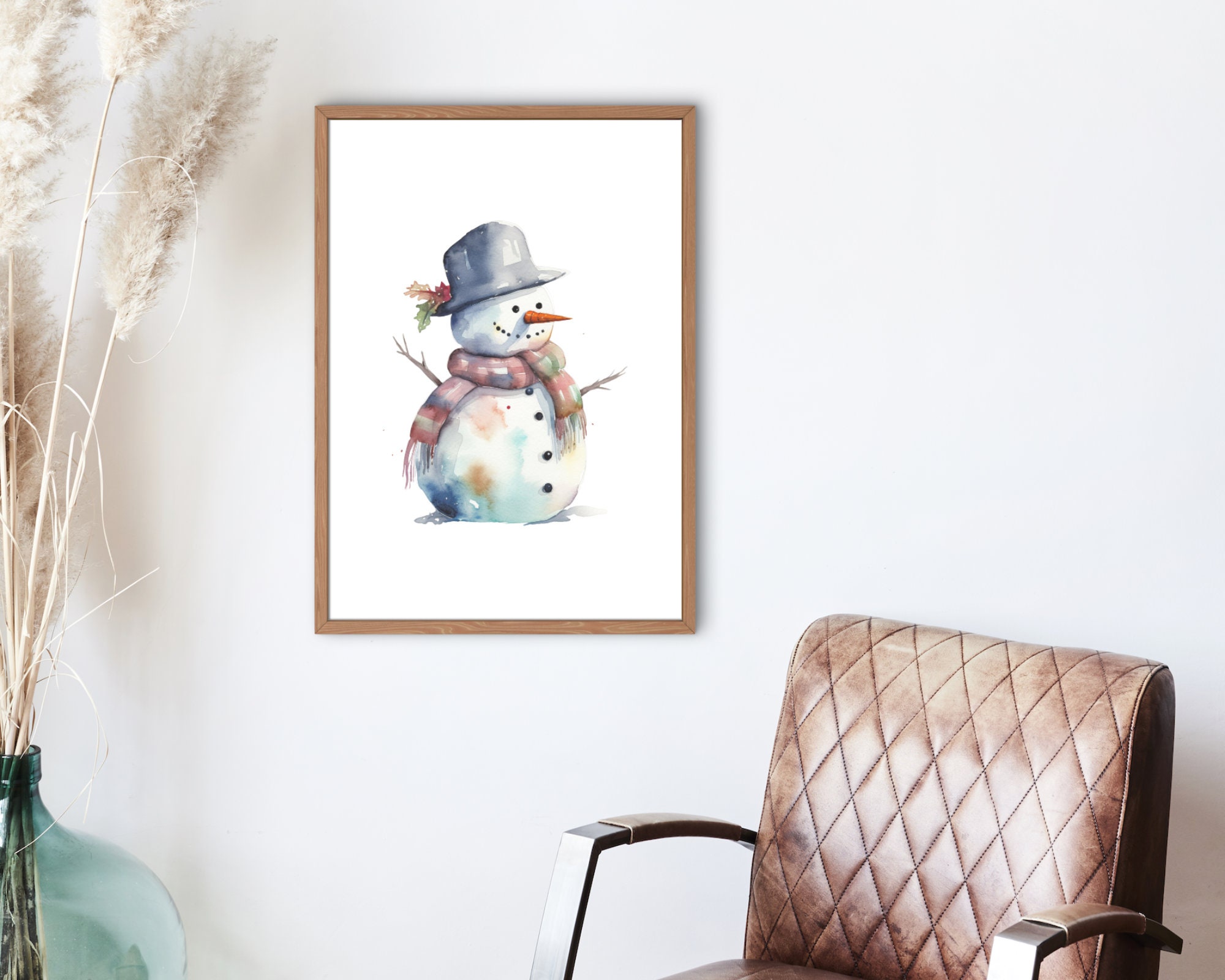 Watercolor Snowman Clipart | PNG Format for Commercial Use, Instant ...
