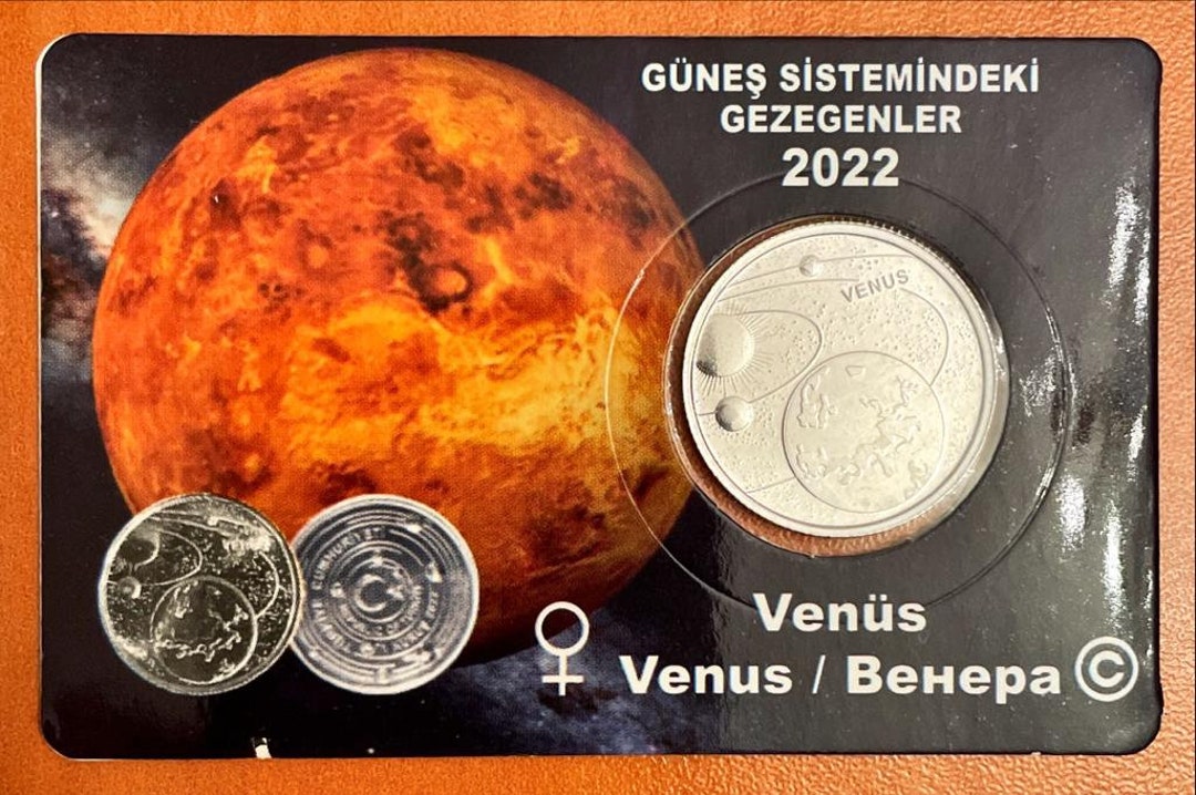 Turkey Turkiye 1 Kurus 2022 Planets in the Solar System - VENUS ...