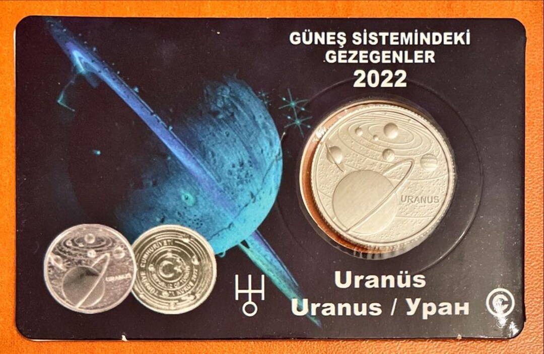 Turkey Turkiye 1 Kurus 2022 Planets in the Solar System - URANUS ...
