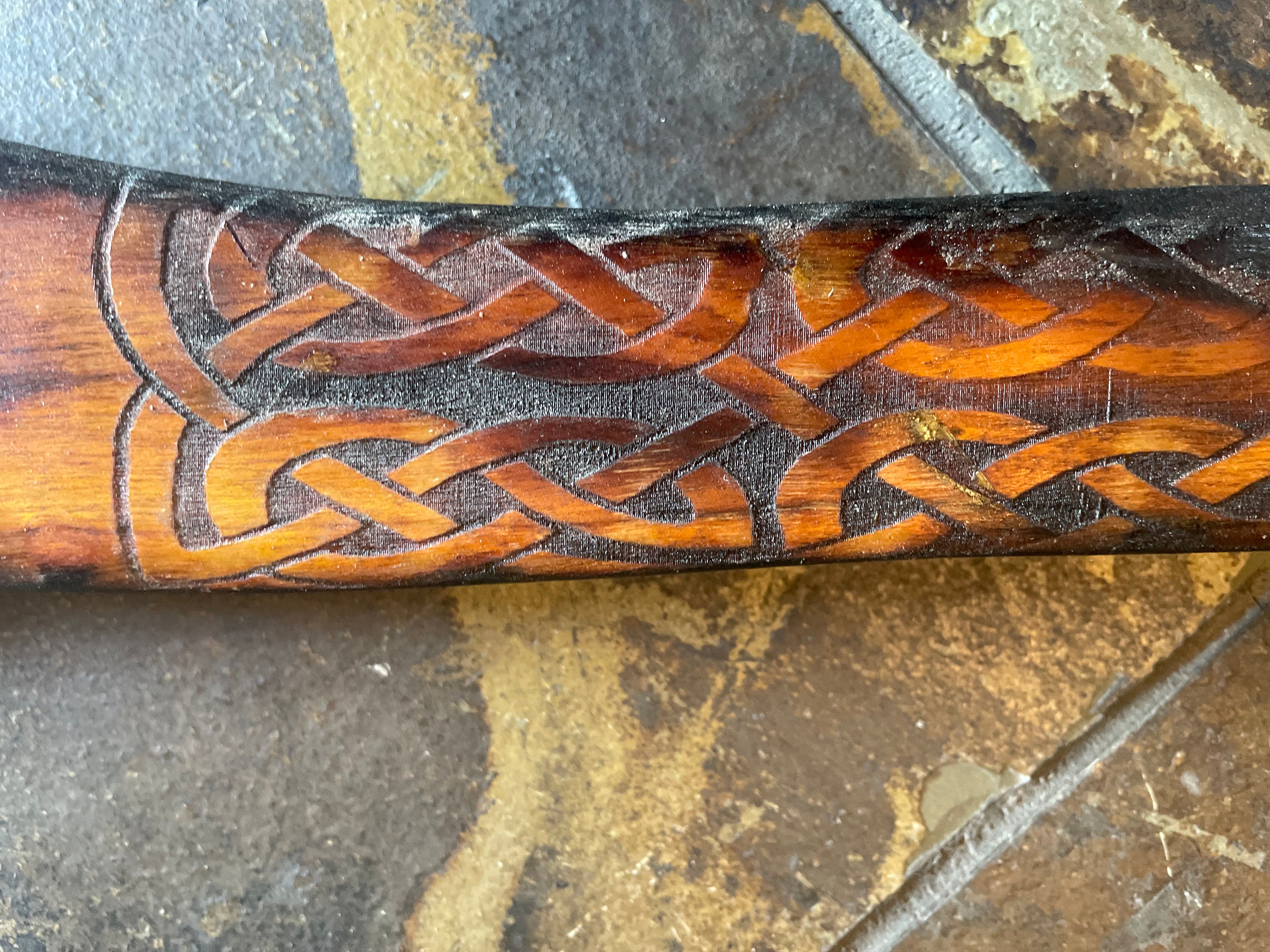 Handcrafted Tribal Gunstock Warclub Wall Art - Etsy