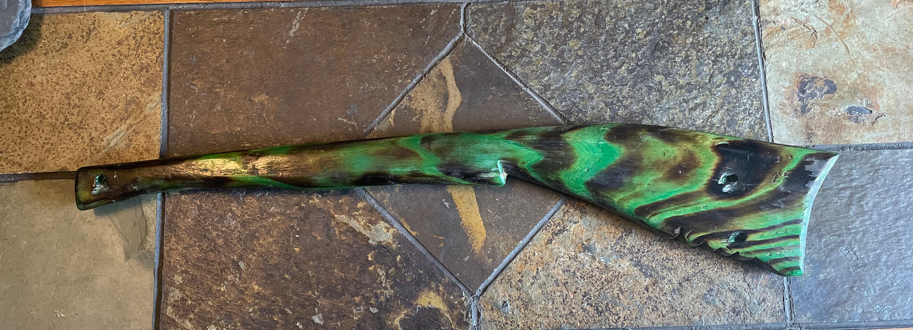 Handcrafted Gunstock War Club Wall Art - Etsy