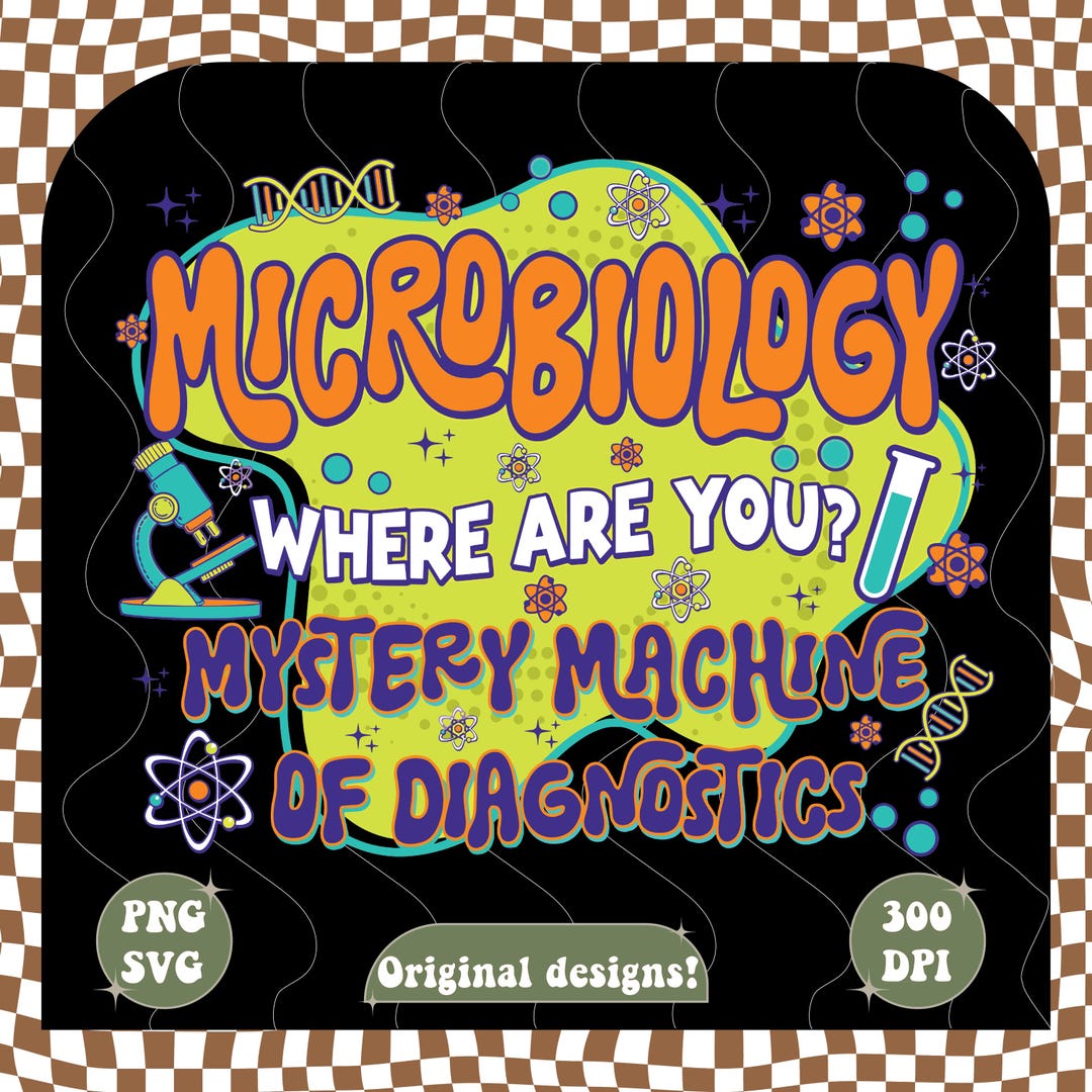Microbiology Tech Png, Lab Week 2025 Mystery Machine Png,lab Crew ...