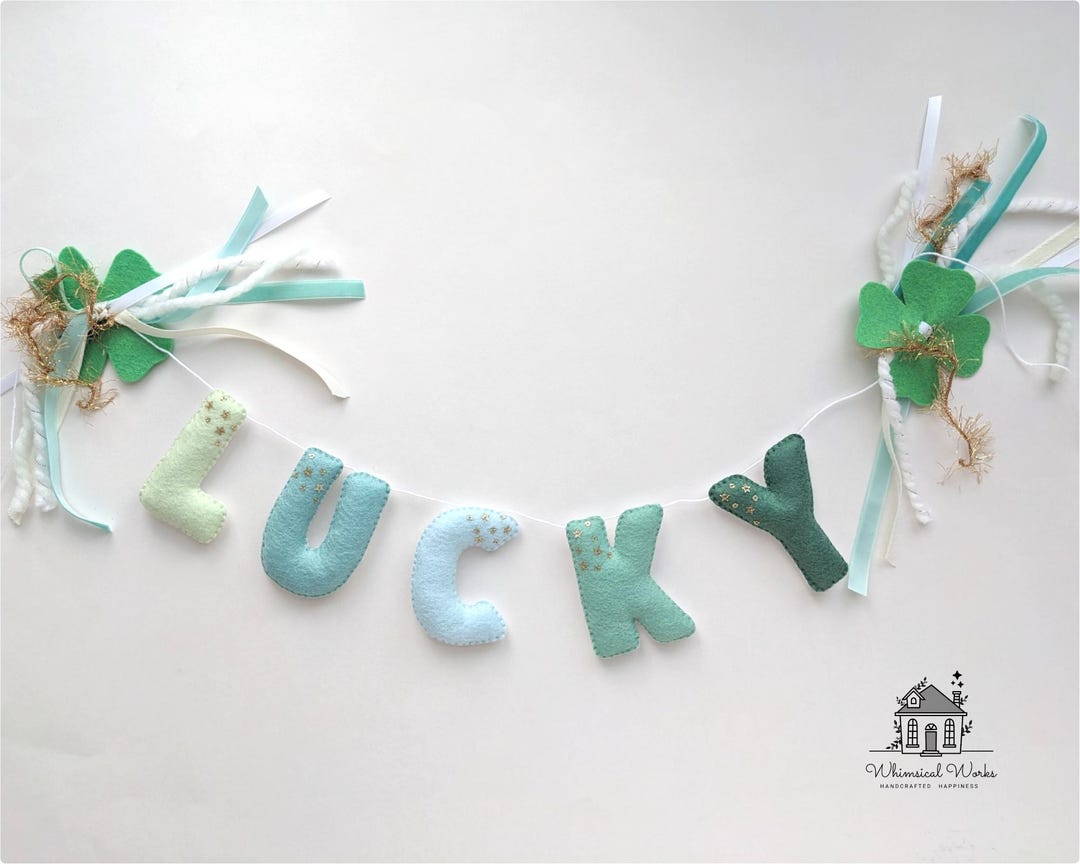 St. Patrick's Day Garland, Lucky Garland, Patty's Day Garland, St ...