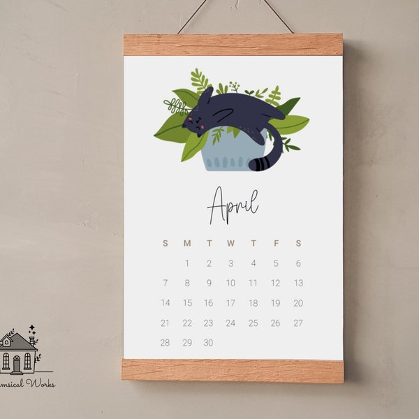 Cat Calendar - Etsy