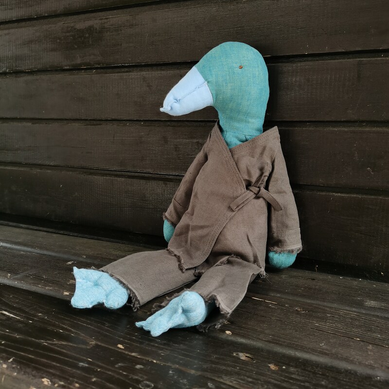 Linen Stuffed Animal - Etsy