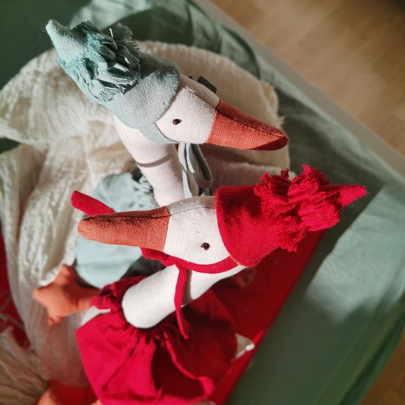 Linen Stuffed Animal - Etsy