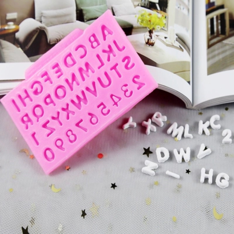 Fondant Letter Molds - Etsy