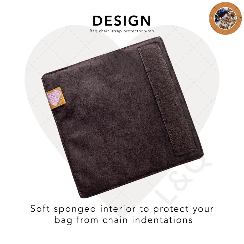 Bag Chain Strap Protector Wrap for Bags Chain Protective Suede Fabric ...