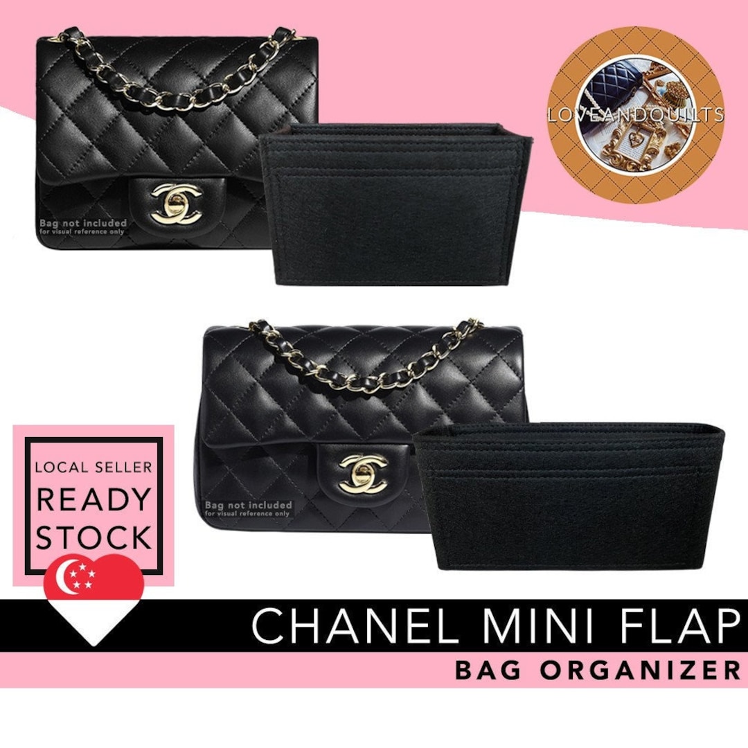 Chanel Mini Square Rectangular Bag Organizer Bag Insert Bag - Etsy