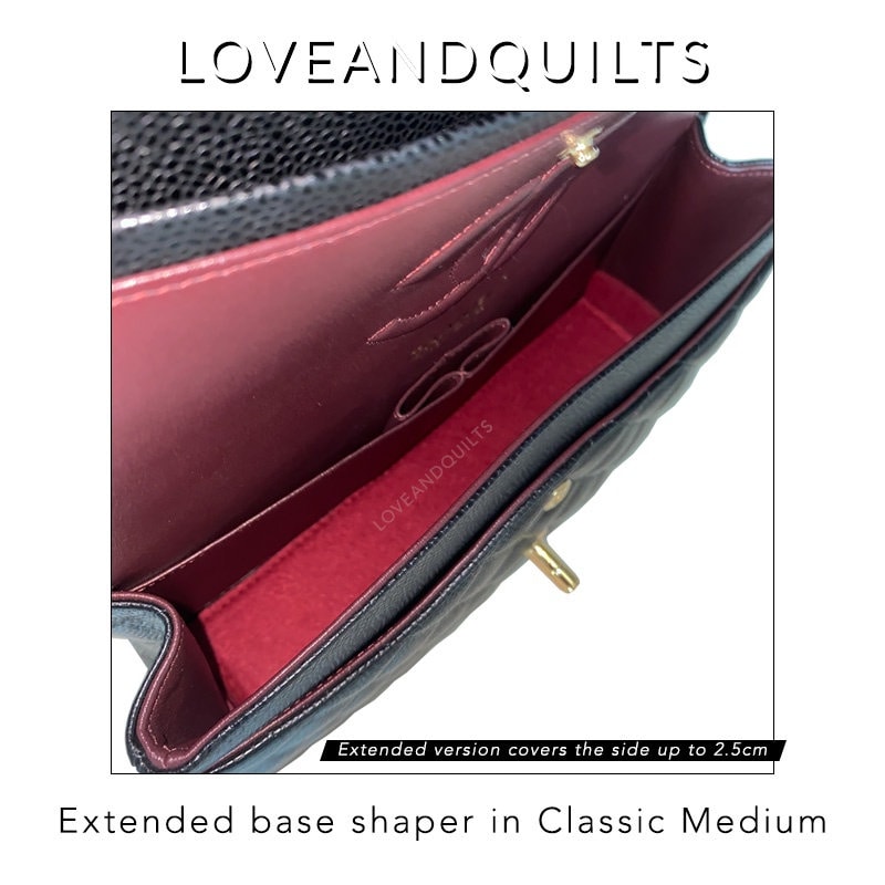 Chanel Classic Flap Bag Base Shaper Insert Protector | Felt Bag Shaper ...