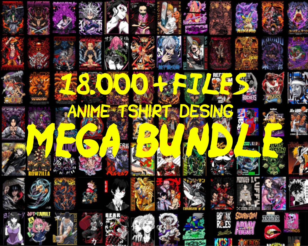 Anime Mega Design Pack 18.000 Files , Anime and Logo Styles with ...