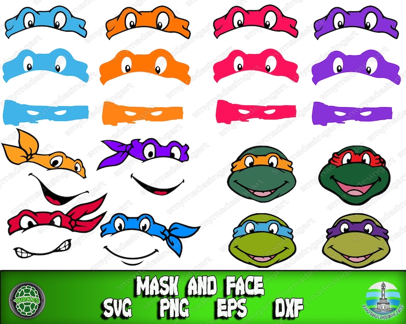 Ninja Turtles Svg, Ninja Turtles PNG, Ninja Turtles Clipart, Raphael ...