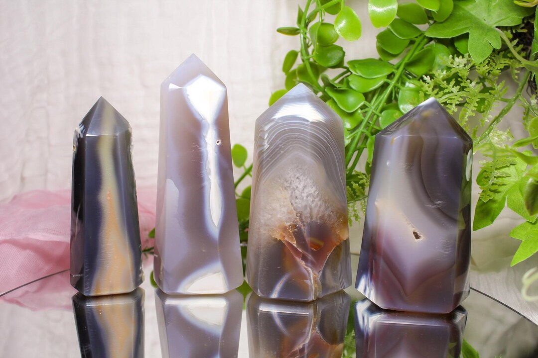 Orca Agate Towers- You Choose! | Emotional Healing Crystals With Ocean ...