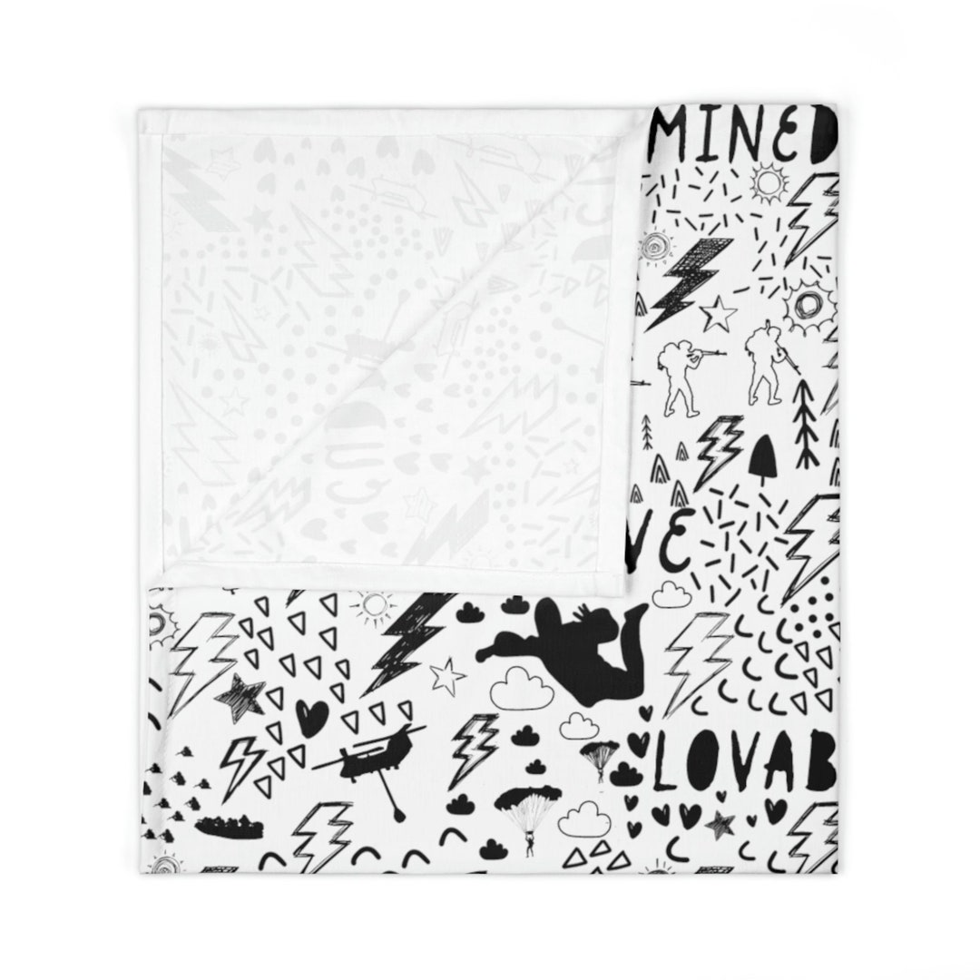 White Regimental Dui Baby Swaddle - Etsy