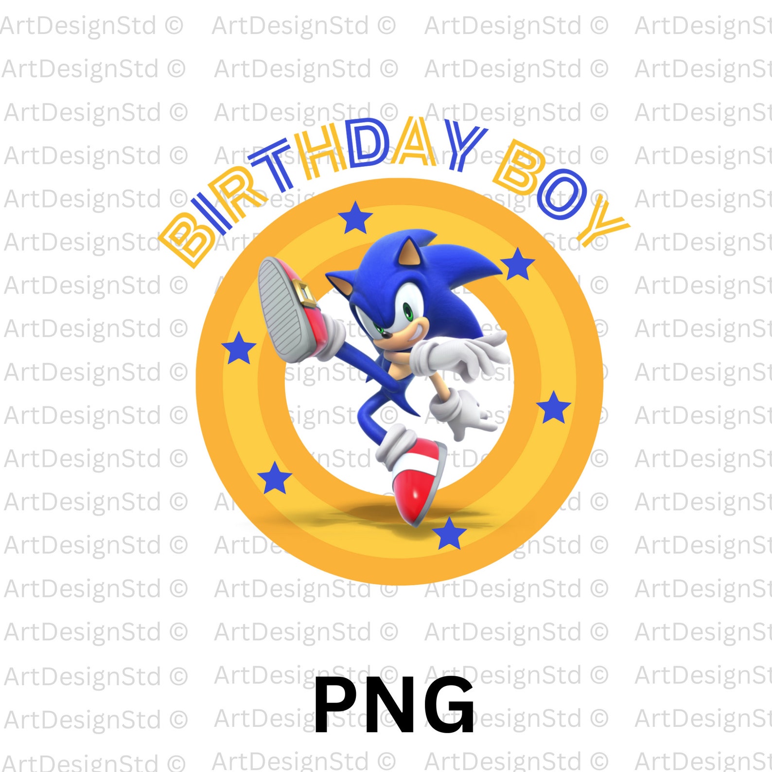Sonic Birthday Boy Png Sonic Birthday Boy Sonic Png Sonic - Etsy