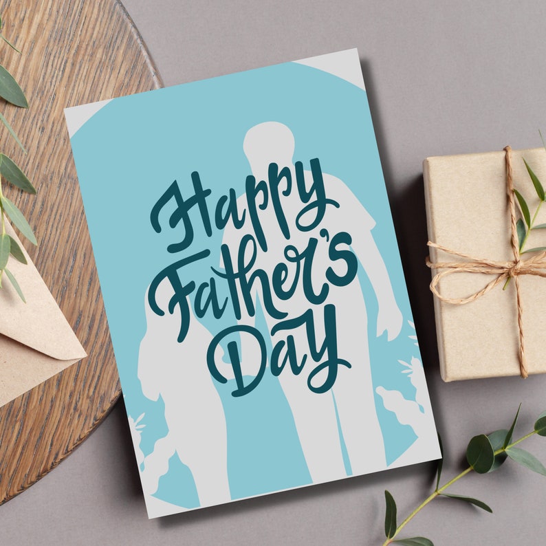 Happy Fathers Day Gift Card Foldable Father's Day Gift Card Gift for ...