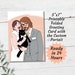 Custom Illustration Portrait Folded Greeting Card (digital Download) - Etsy