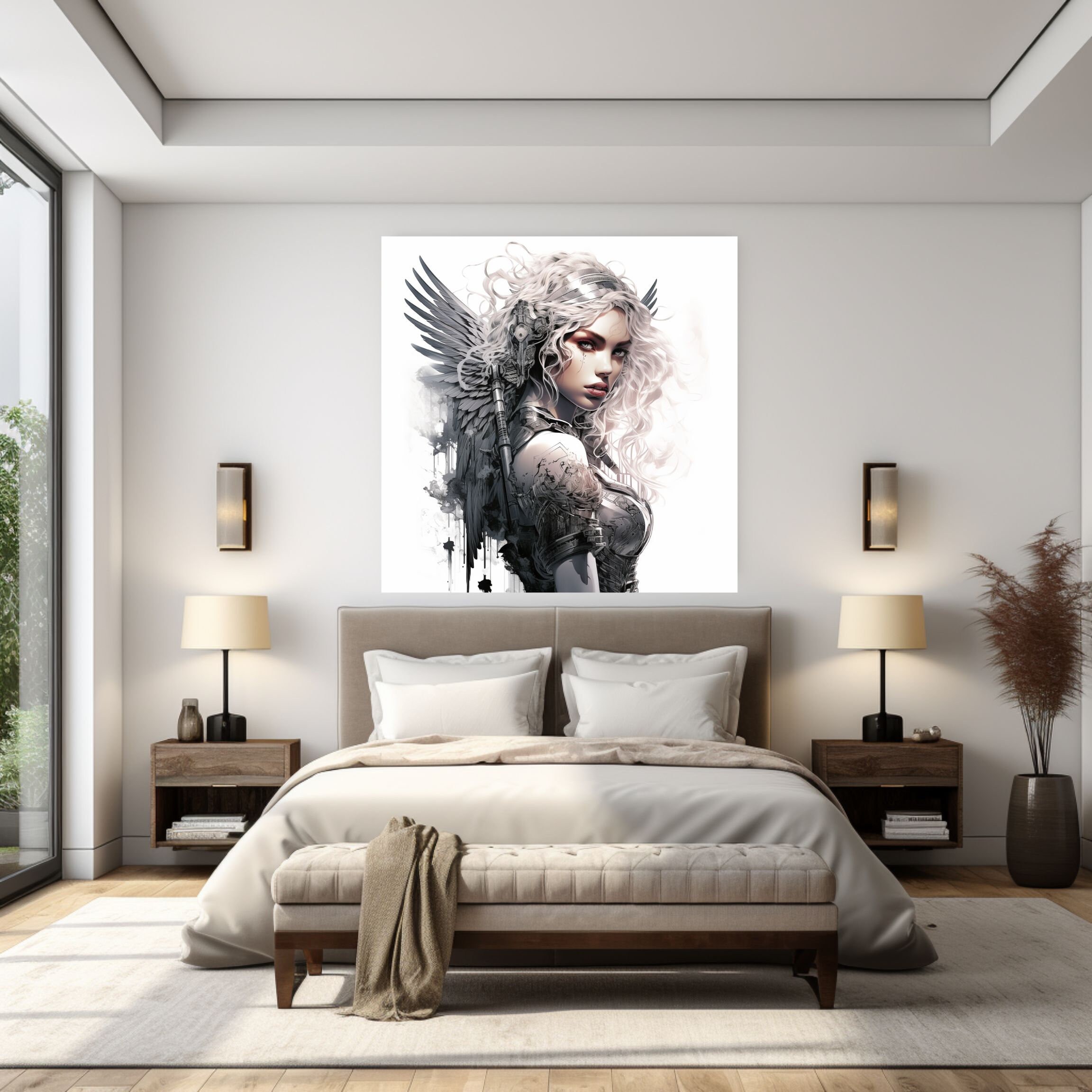 Valkyrie-fallen Angel-poets Moon Collection - Beautifully Detailed ...