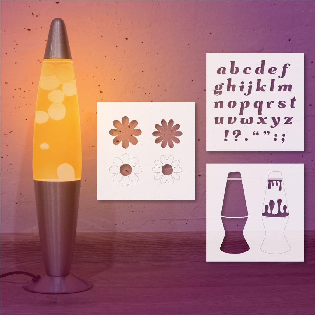 Retro Stencil, Summer Stencil, Stencil Set, Cute Stencils, Reusable ...