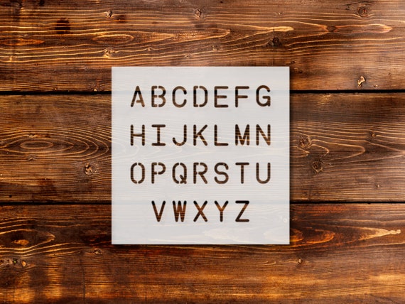 Cute Letter Stencils