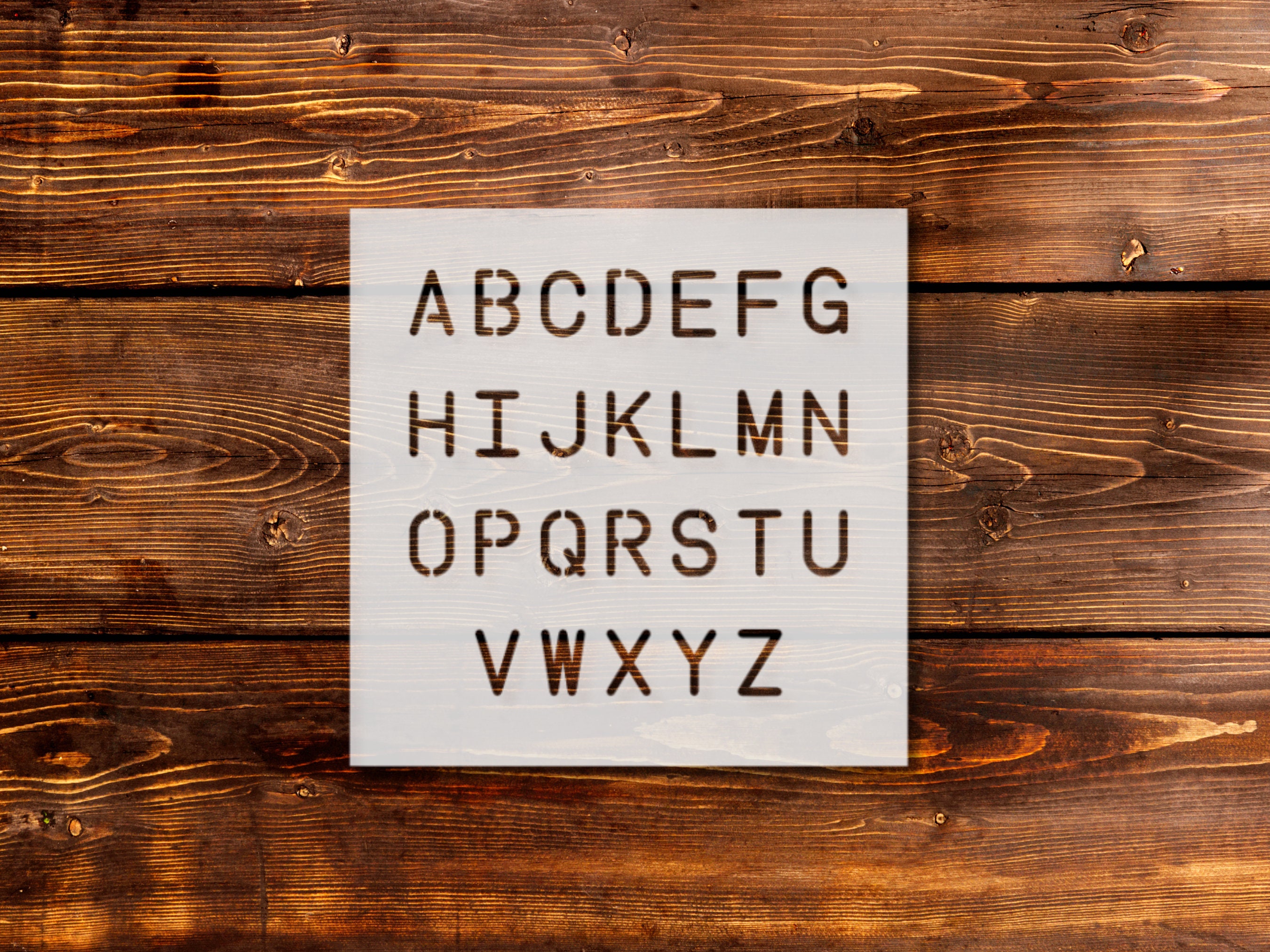 Alphabet Stencil, Stencil for Lettering, Letter Stencils, Letter ...