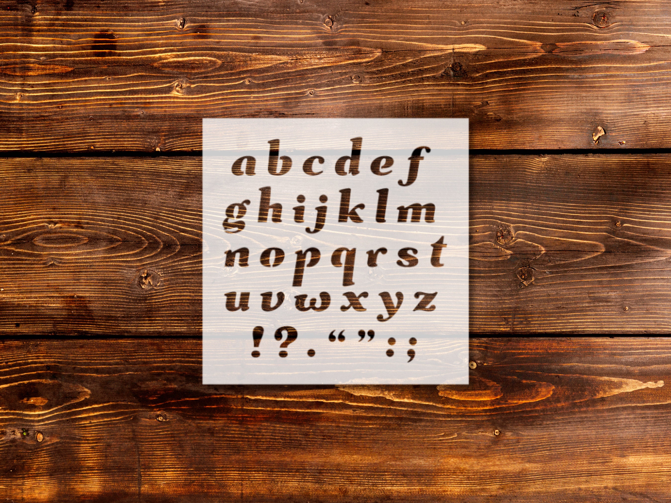Alphabet Stencil, Stencil for Lettering, Letter Stencils, Letter ...