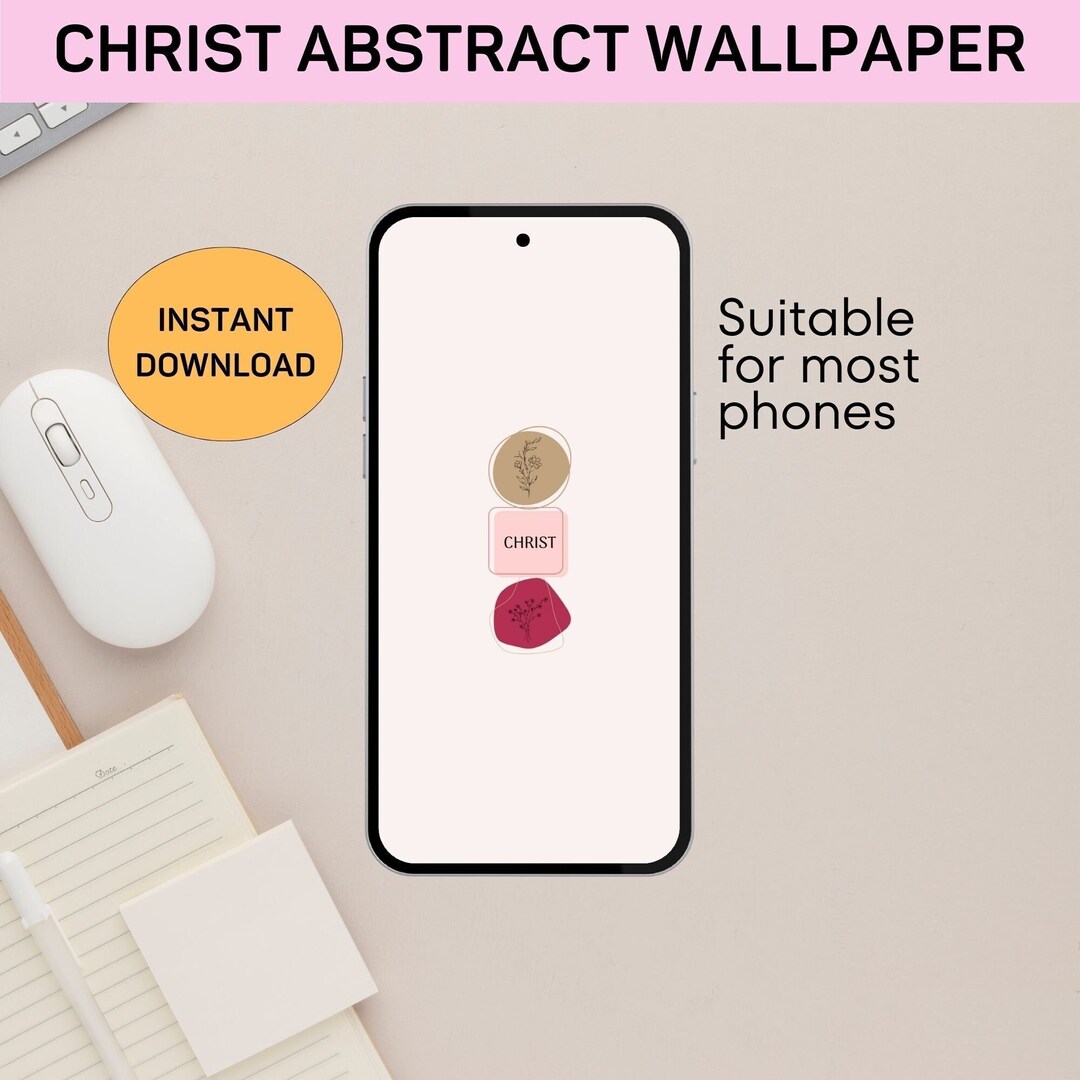 Christian Abstract Art Wallpaper for Phone Homescreen, Lockscreen ...