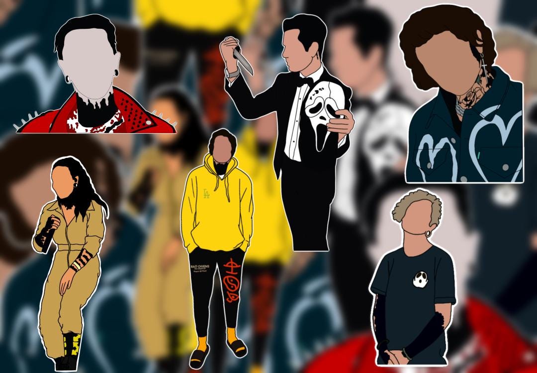 Metal Core Artists Sticker Pack - Etsy