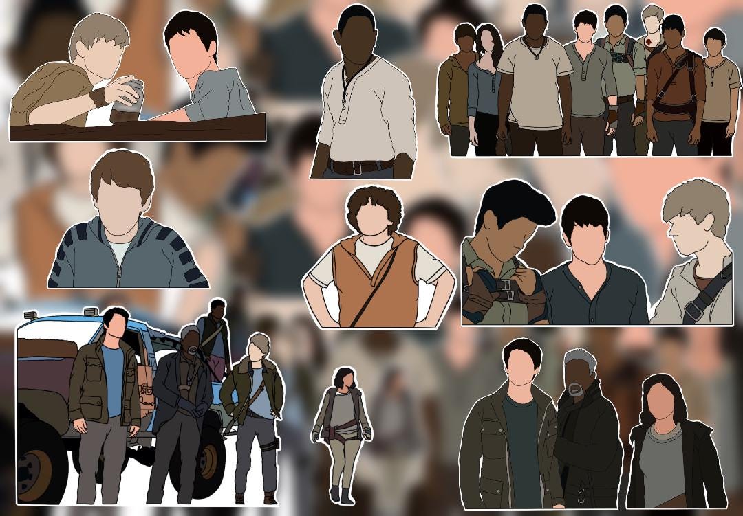 The Maze Runner Sticker Pack - Etsy