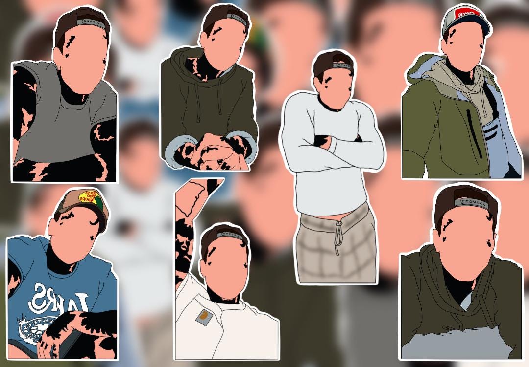TIKTOKS Johnathon Caine Sticker Pack - Etsy