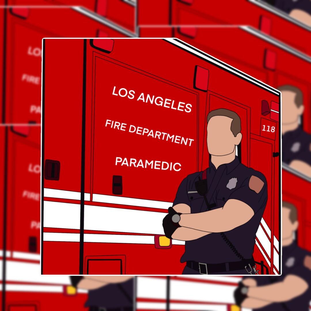 911 Bobby Sticker - Etsy