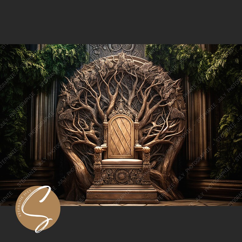 4 Forest Throne Digital Background Photography 4 Forest Thrones Digital ...