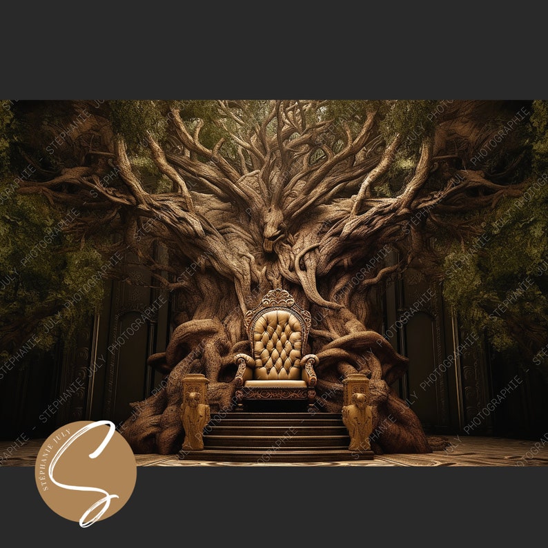 4 Forest Throne Digital Background Photography 4 Forest Thrones Digital ...