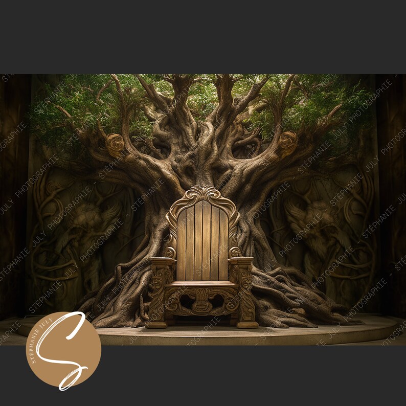 4 Forest Throne Digital Background Photography 4 Forest Thrones Digital ...