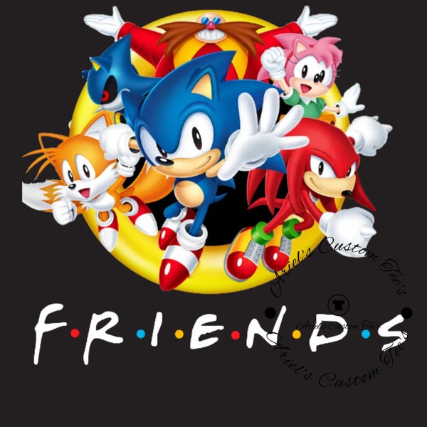 Sonic and Friends Tshirt - Etsy