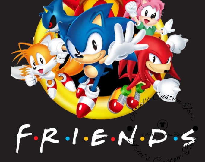 Sonic Friends Png - Etsy